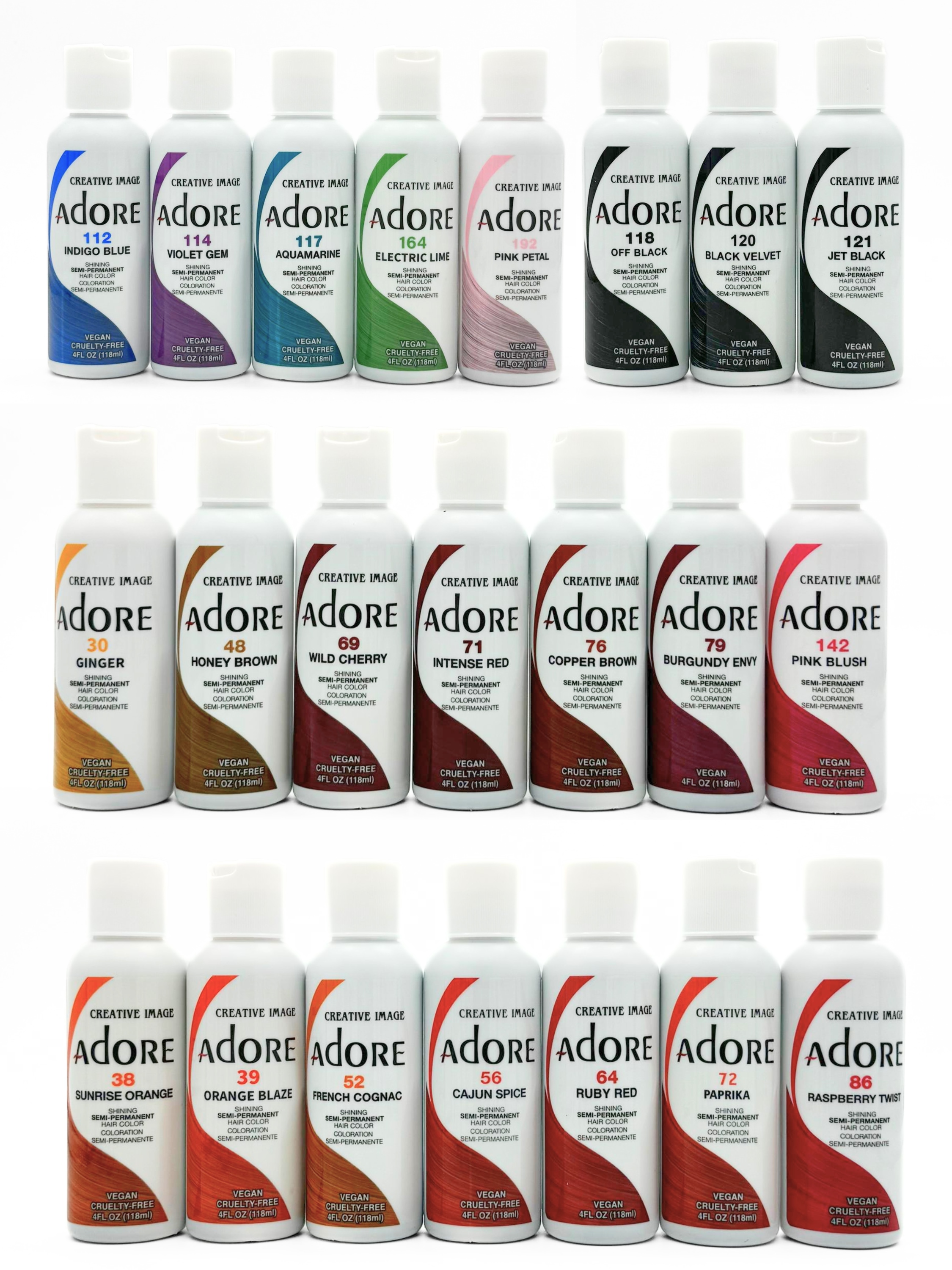 ADORE – HAIR COLOR – 118ML - NX Hair & Beauty Supplies Malaysia